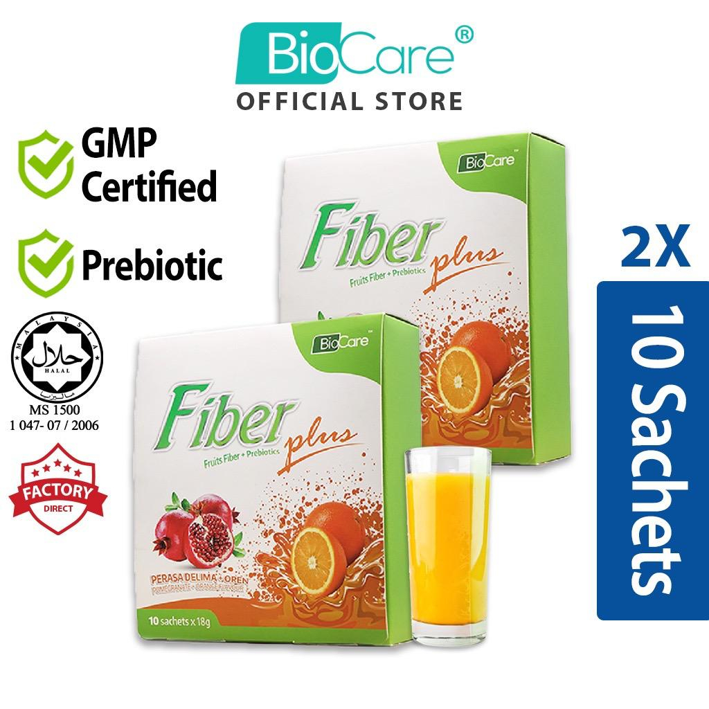 2 X Biocare Fruits Fiber Plus - Detox (18g x 10 Sachets) | Shopee Malaysia
