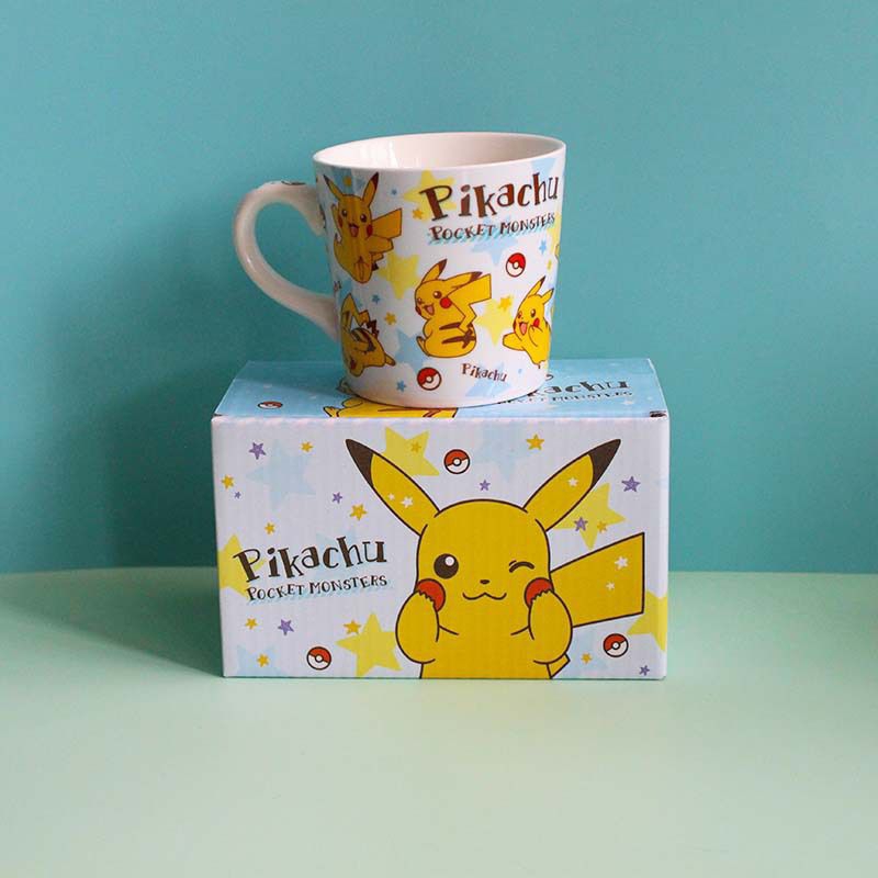 Pokemon Ceramic Cup Cute Pikachu Coffee Milk Cup Mug Version比卡丘马克杯 神奇宝贝 ...