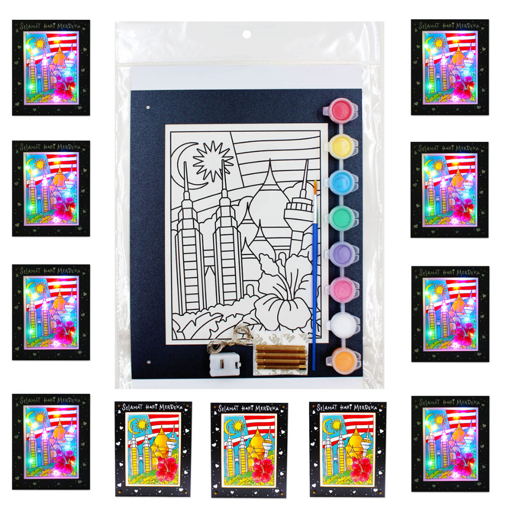 LED Merdeka Suncatcher Light Box Kit Art Craft For kids Toy & Hobbies ...