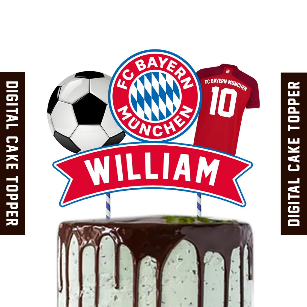 BAYERN MUNICH CAKE TOPPER | Shopee Malaysia