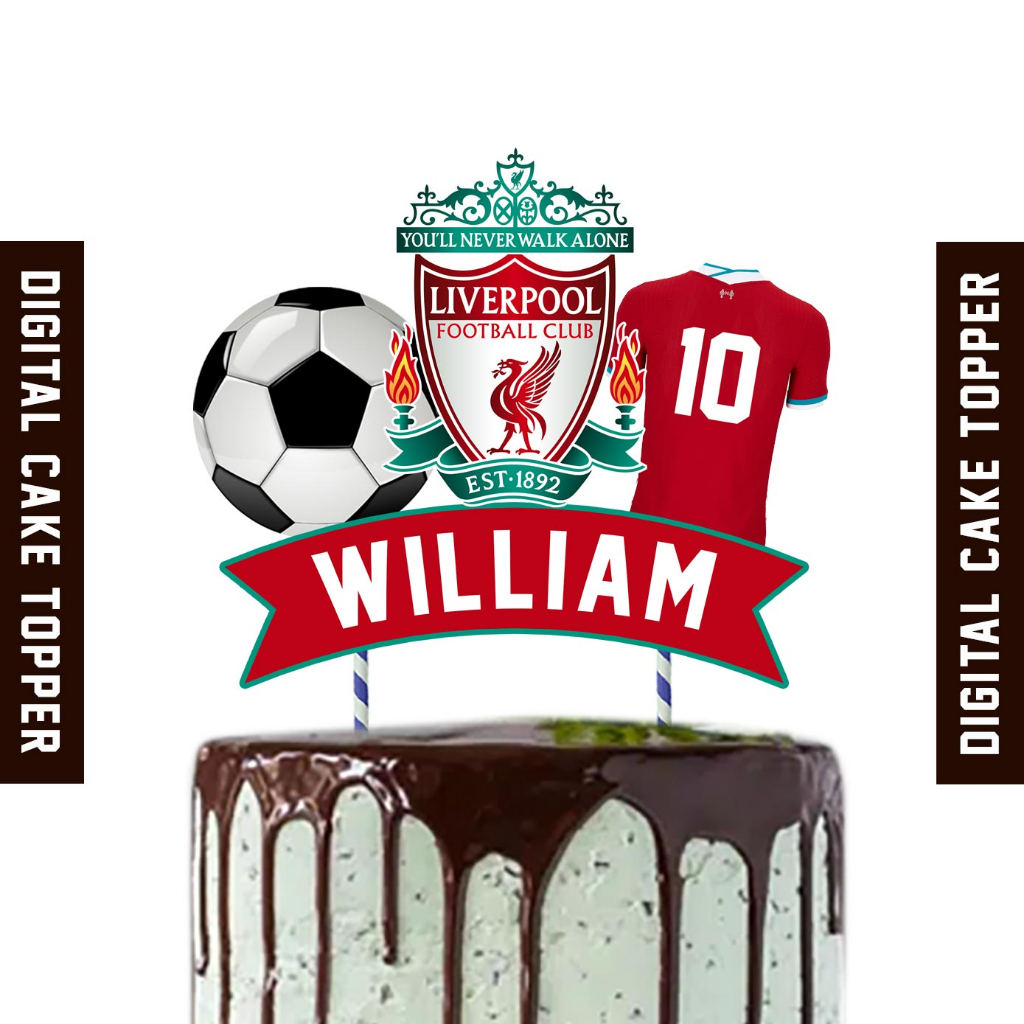 LIVERPOOL CAKE TOPPER | Shopee Malaysia