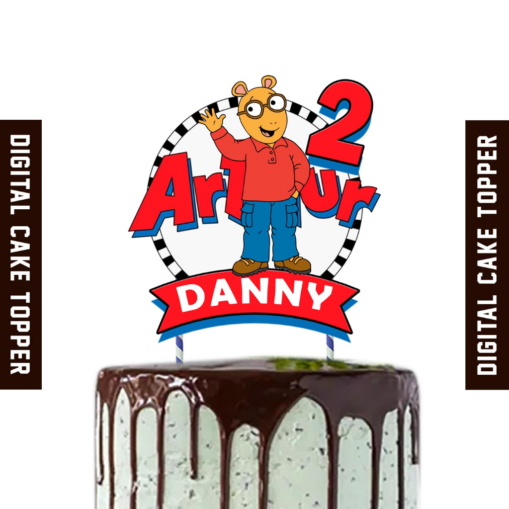 ARTHUR CAKE TOPPER BIRTHDAY | Shopee Malaysia