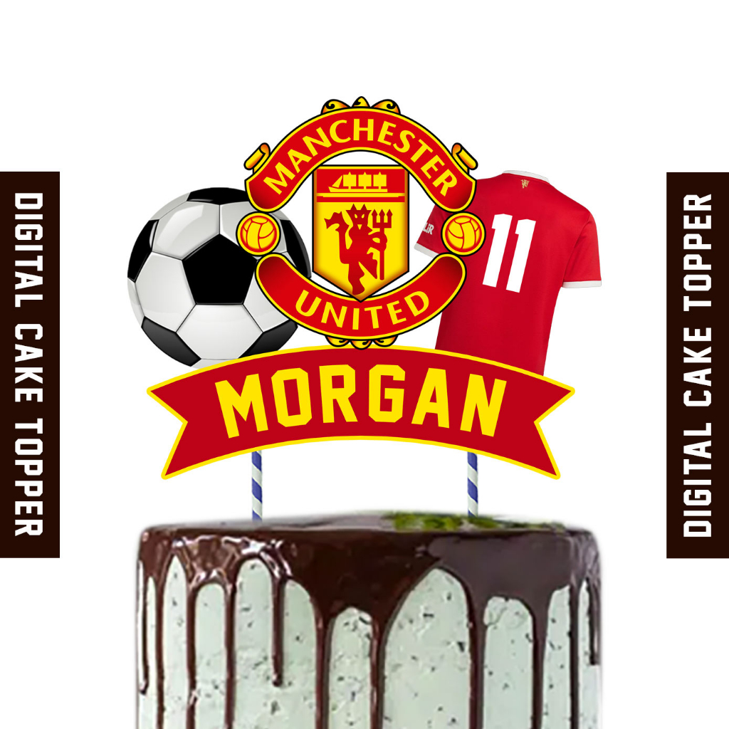 MANCHESTER UNITED CAKE TOPPER | Shopee Malaysia