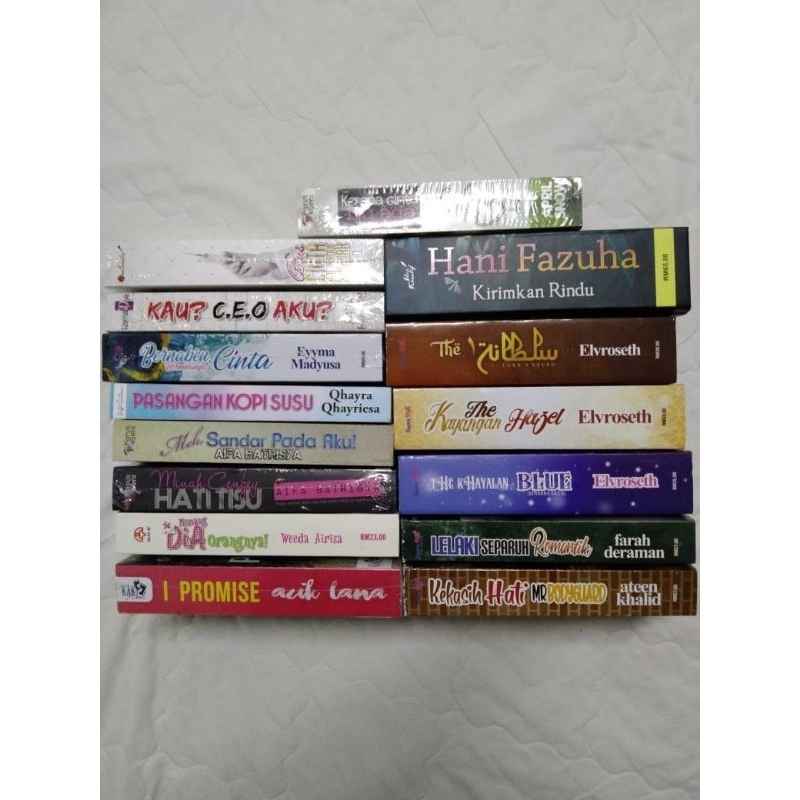 Novel Preloved ‼️ Hani Fazuha, Elvroseth, Maya Rahman, April Snow ...