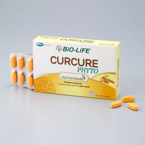 (EXP 12/2024)Bio Life Curcure Phyto ( 3 x 10 Tablets )- traditionally ...