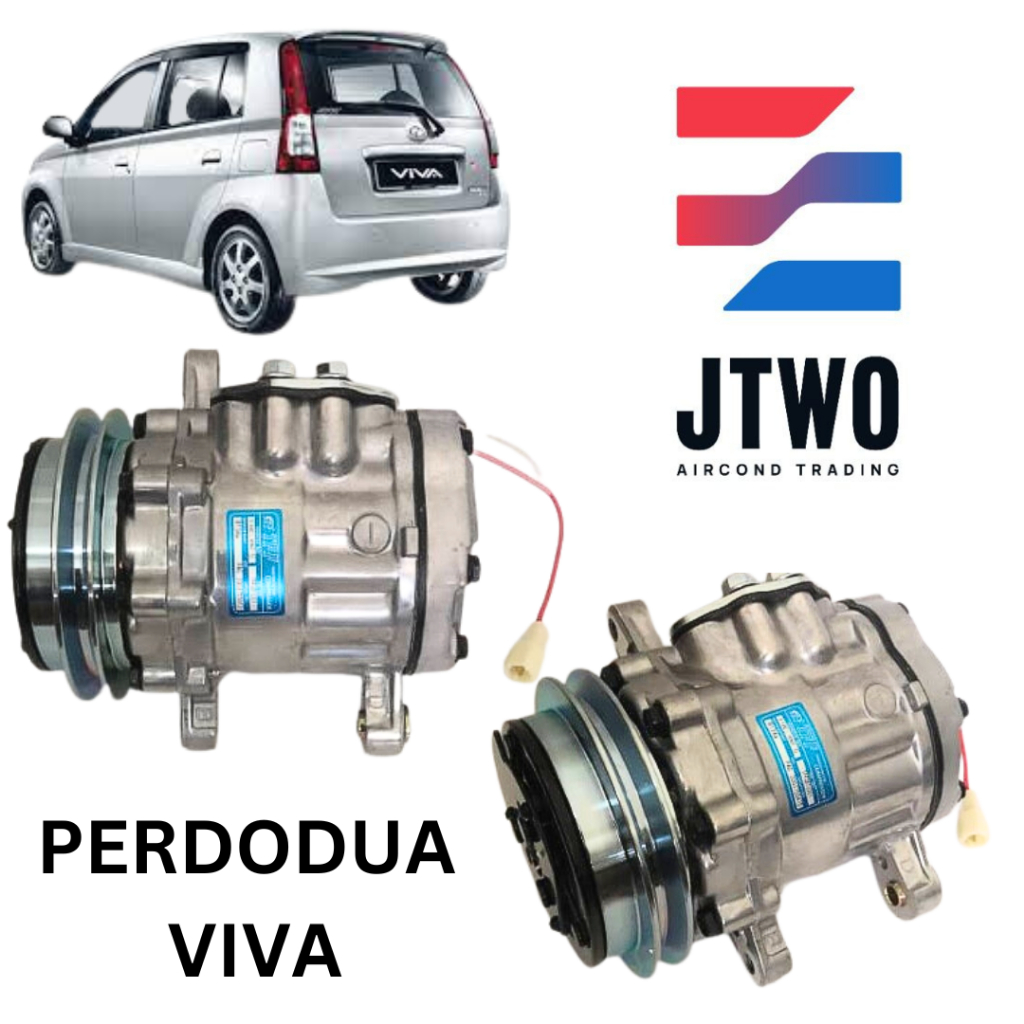 (NEW) COMPRESSOR PERODUA VIVA SANDEN ORIGINAL / OEM NEW/ RECOND ...