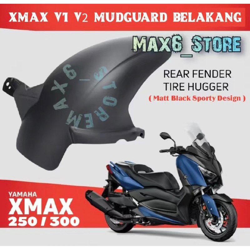 Yamaha Xmax V1 V2 Mudguard Belakang Hugger Rear Fender Rear Wheel Dirt ...