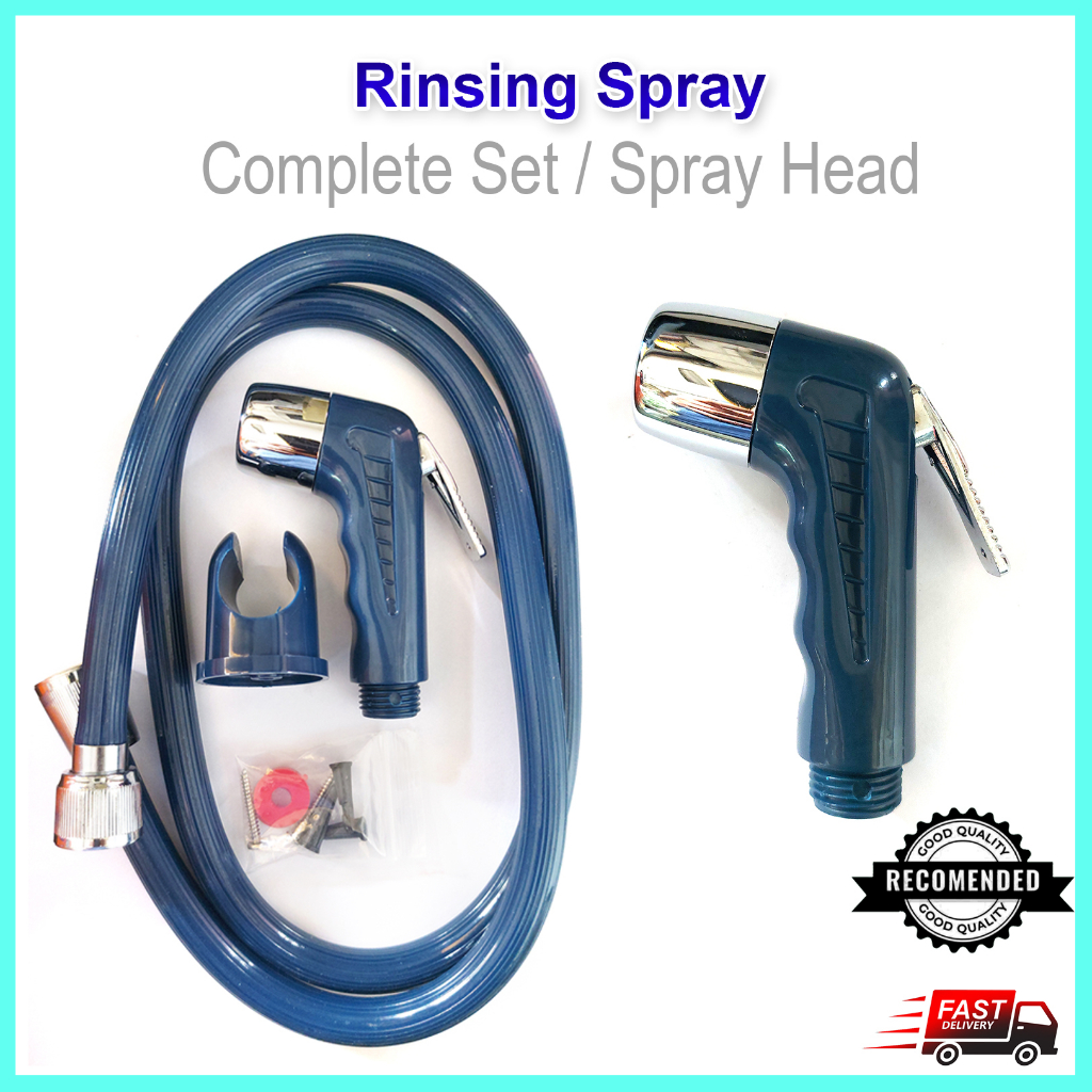 Toilet Bathroom ABS Rinsing Spray Full Set with Hose / Bidet Spray Head ...