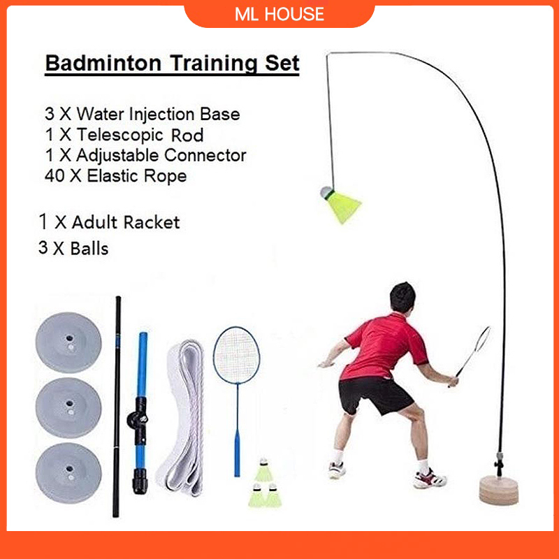 Badminton Training Trainer Solo Sport Exercise Equipment Practice Aid ...