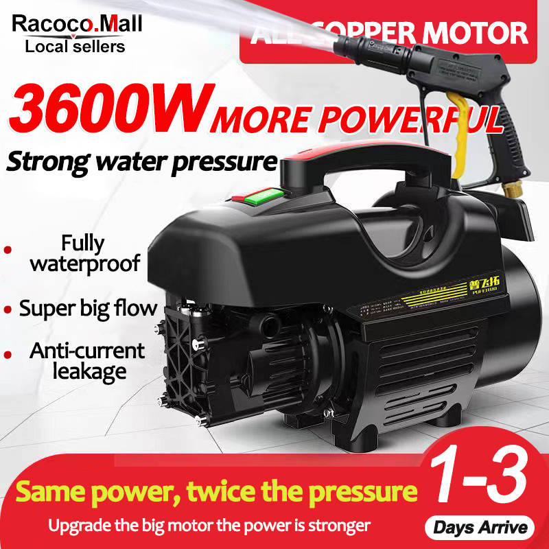 3600W High Pressure Washer Portable Fully Automatic Car Wash Machine Spray Pressure Cleaning ...