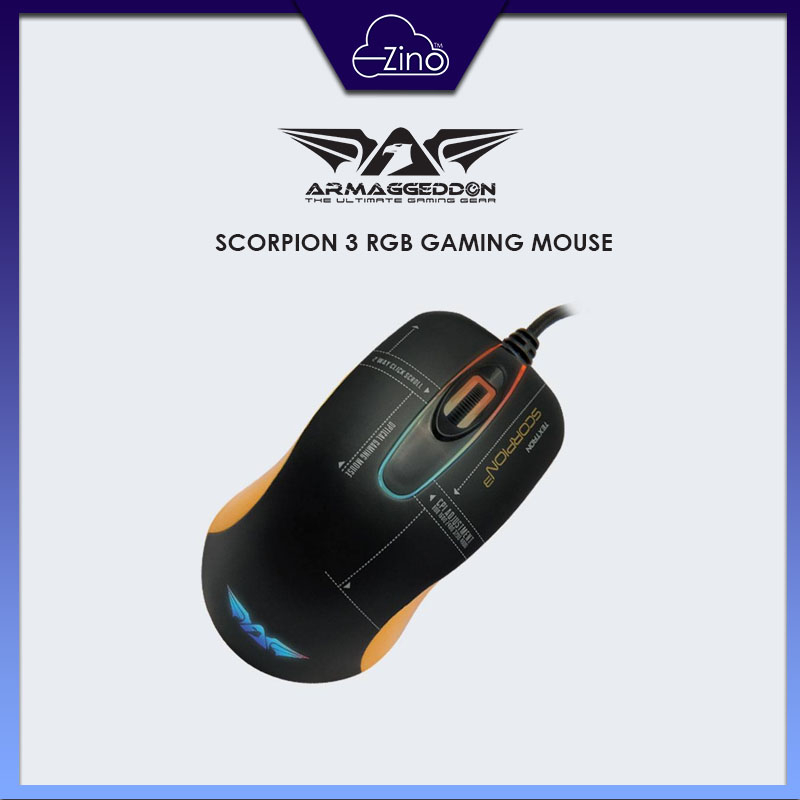 ARMAGGEDDON SCORPION 3 RGB GAMING MOUSE | Shopee Malaysia