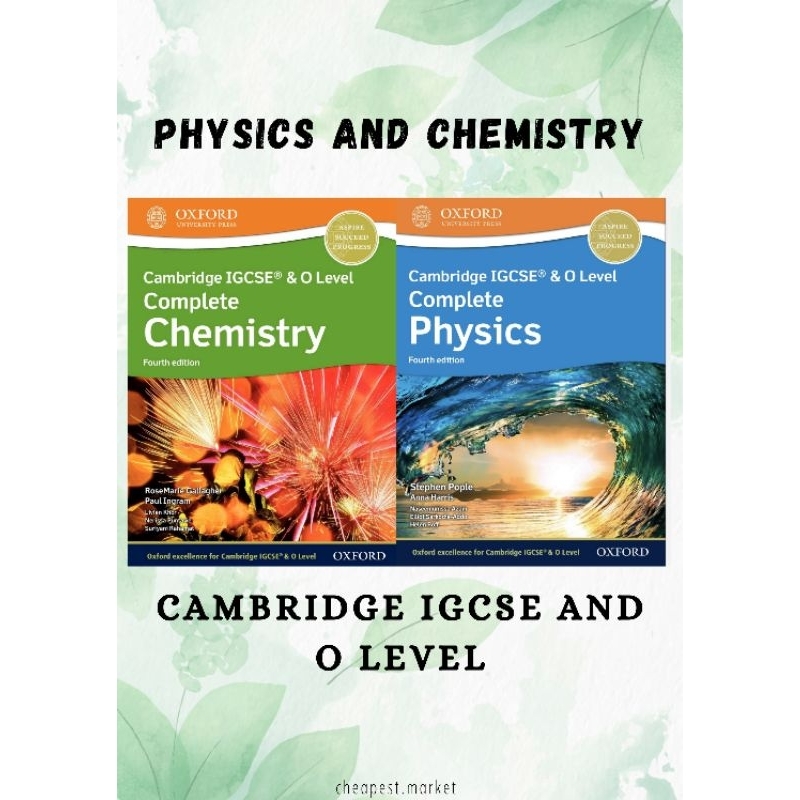 Cambridge IGCSE & O Level Complete Physics And Chemistry Coursebook PDF | Shopee Malaysia