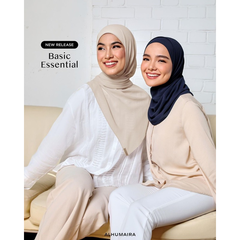 (Zahrania Industries) BASIC ESSENTIAL SHAWL BATCH JULY 2023 ALHUMAIRA | Shopee Malaysia
