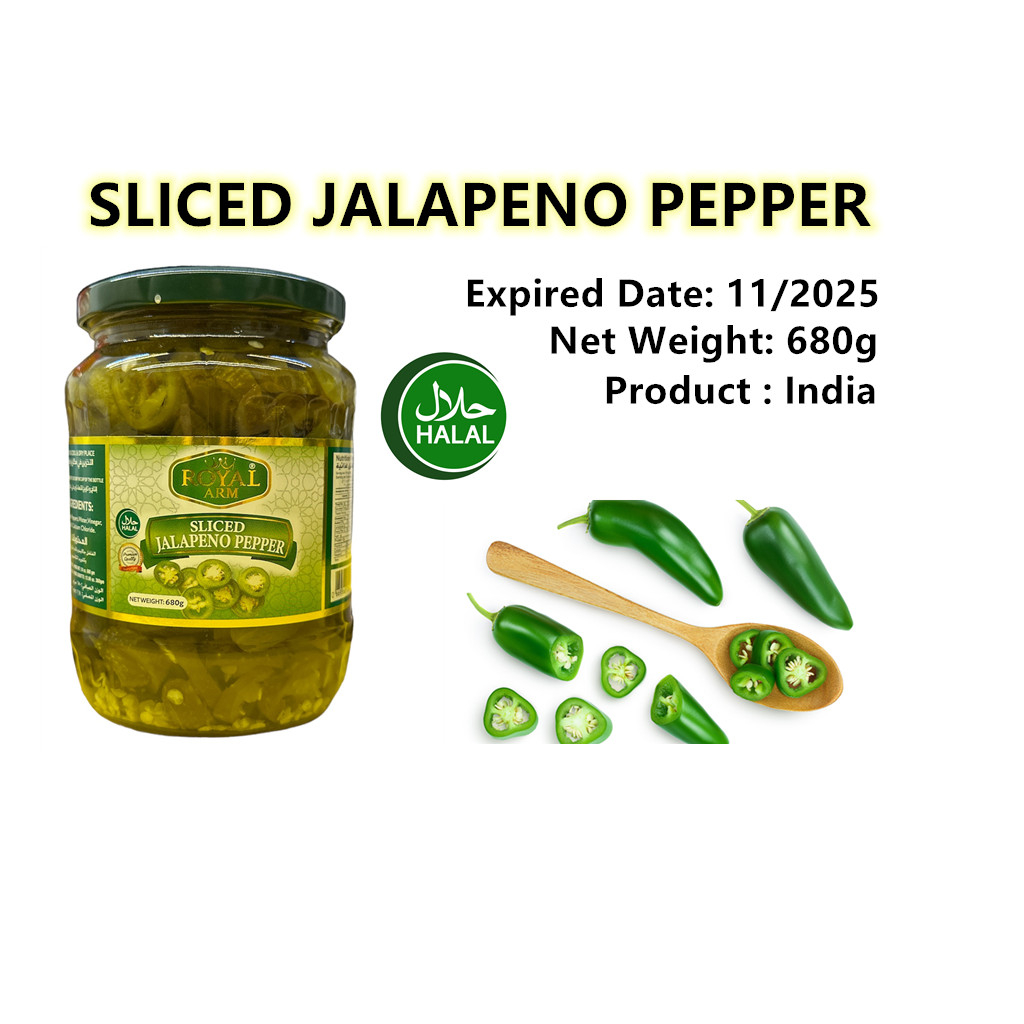 Burcu Jalapeno Pepper / Lada Hijau Potong / 腌青椒片 | Shopee Malaysia