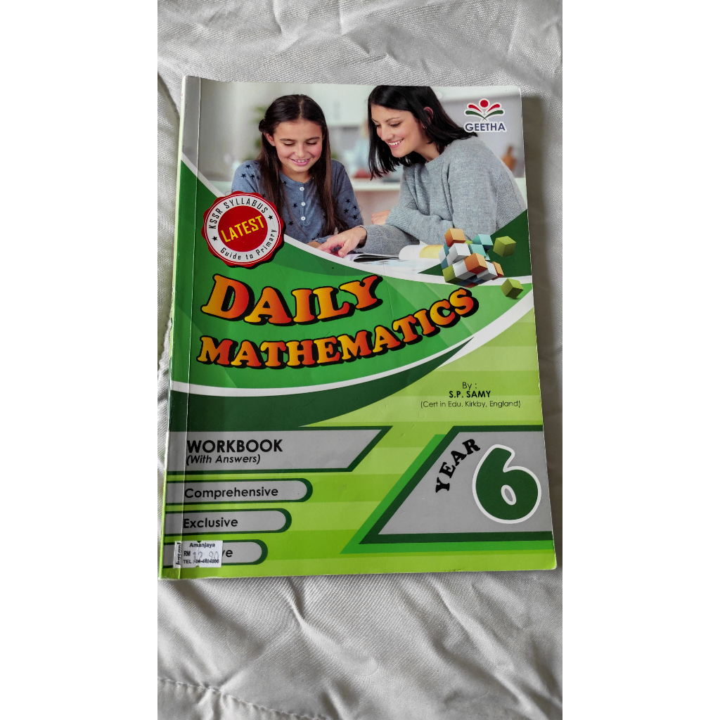 Tahun 6 Year 6 Daily Mathematics Workbook Suitable For Beginners with ...