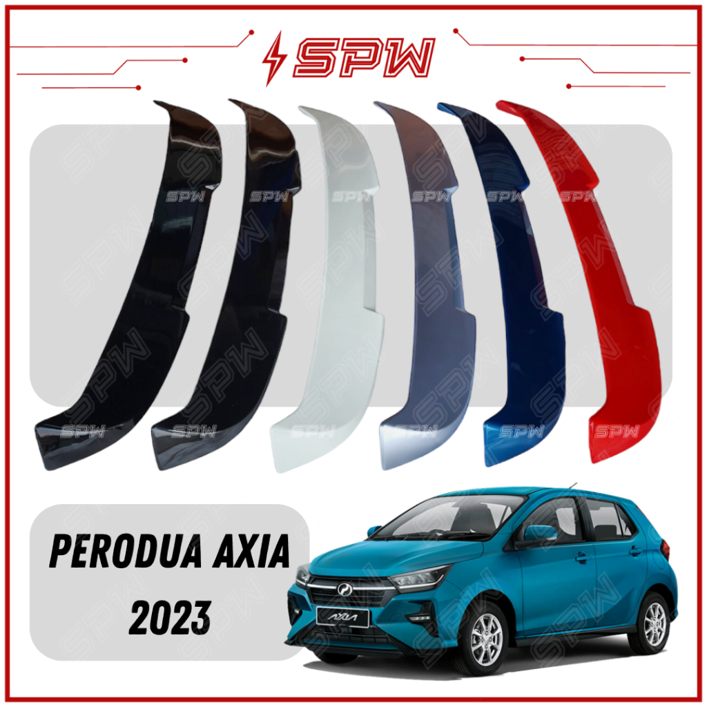 Perodua Axia (2023-2025) PSM Ducktail Spoiler Rear Spoiler Lip Lips ...
