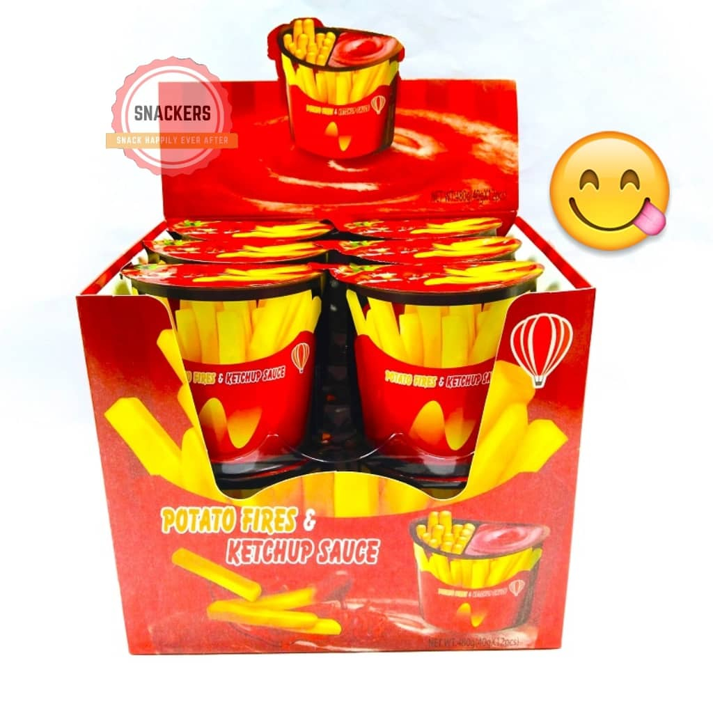 🔥READY STOCK🔥 1Pc Potato Fires & Ketchup Sauce 40G | Shopee Malaysia