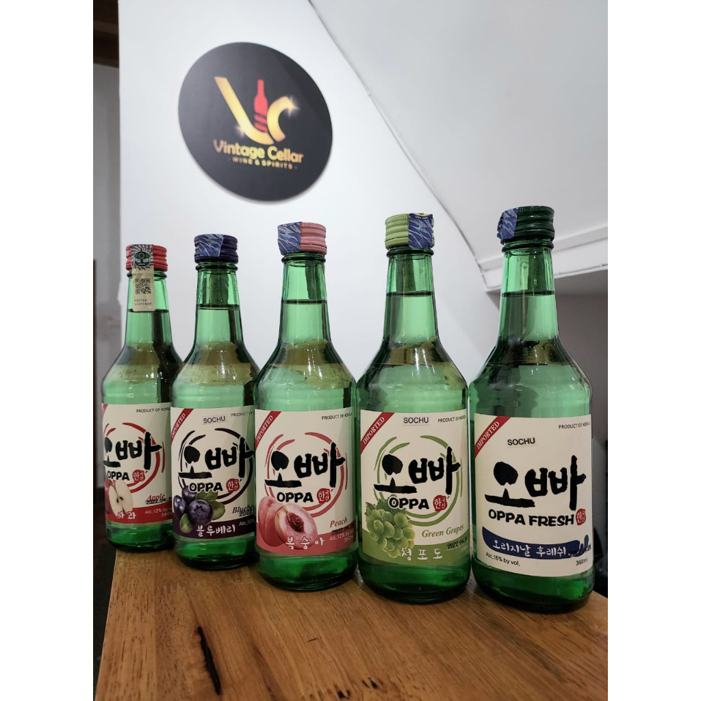 OPPA Soju 韩国烧酒 360ML | Shopee Malaysia