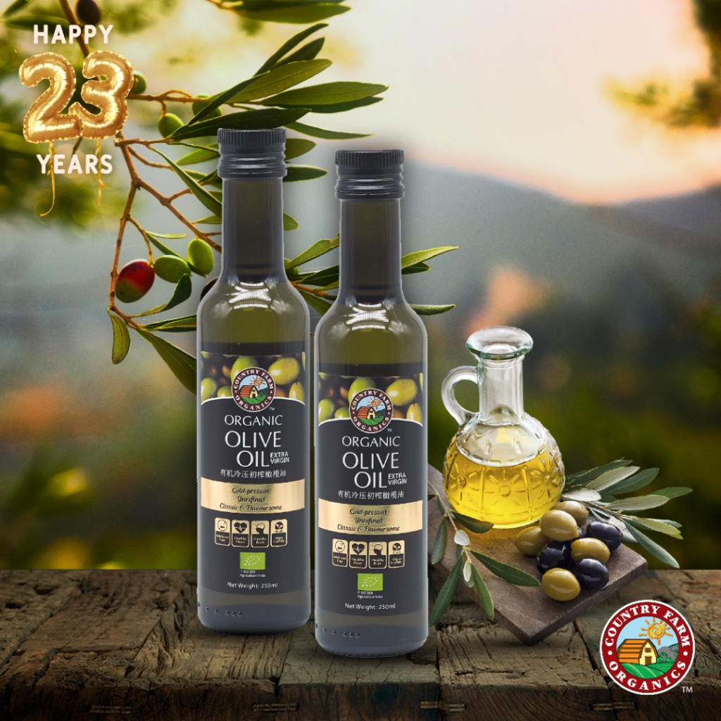 Country Farm Certified Organic Olive Oil Extra Virgin (250ml) | Shopee ...