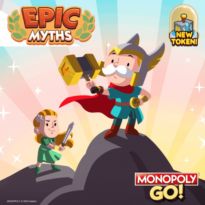 MONOPOLY GO EPIC MYTHS 5 STAR STICKERS (ALL KIND) | Shopee Malaysia