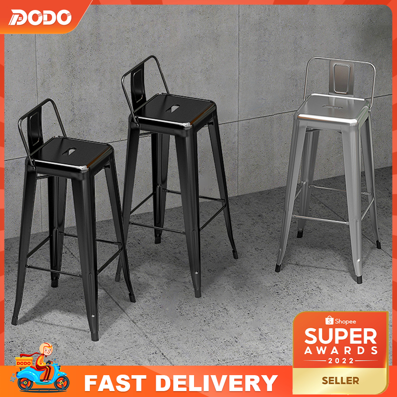 DO Metal High Chair Bar Stool Cafe Chair Dining Chair Kerusi Makan ...