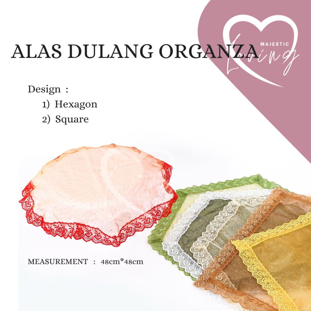 Alas Dulang hantaran Organza Dulang Hantaran Kain Organza Kain Dulang ...