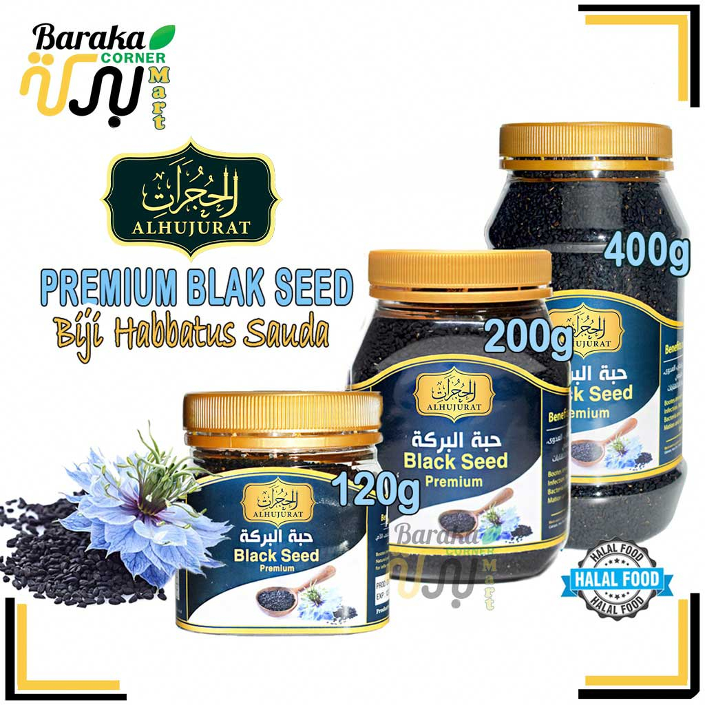 Al Hujurat Black Seed and Premium Powder Habbatussauda Biji & Serbuk ...