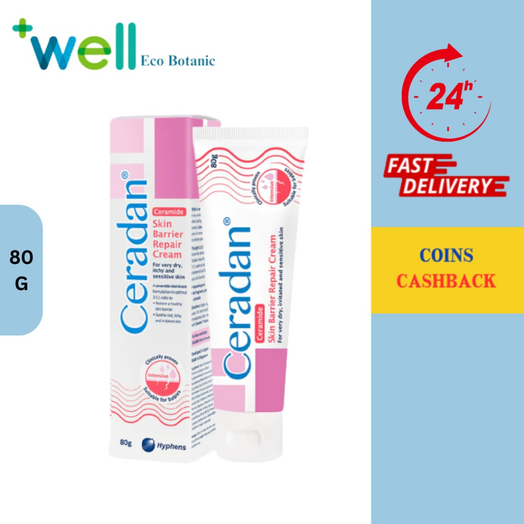Ceradan Skin Barrier Repair Cream 80g/30g | Shopee Malaysia