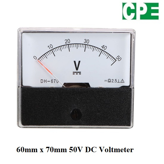 LA-670 pointer type DC Voltmeter DC 30V 50V Needle Panel Meter | Shopee ...