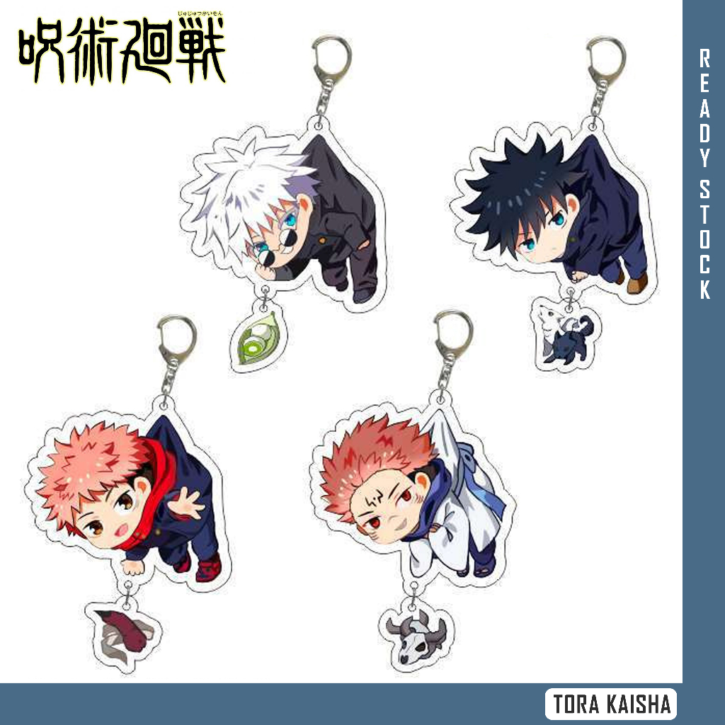 [TORA KAISHA] Ready Stock Jujutsu Kaisen Keychain Acrylic Double Layer ...