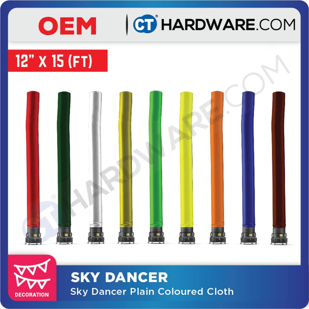 SD300 SKY DANCER CLOTH , SKYDANCER PLAIN COLOURED CLOTH 12" X 15FT ...