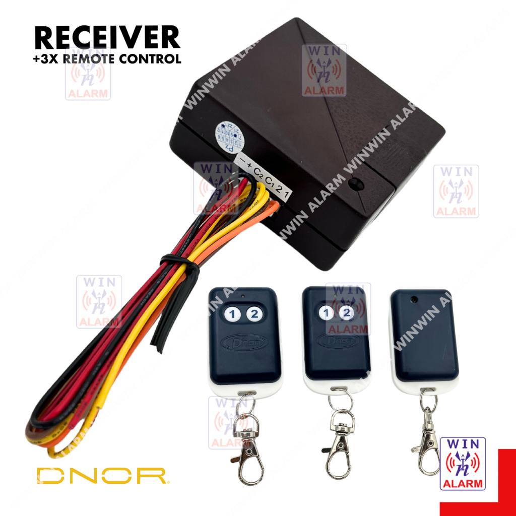 Dnor 2 channel Autogate Remote Controller 433Mhz 8 pin dip / receiver ...