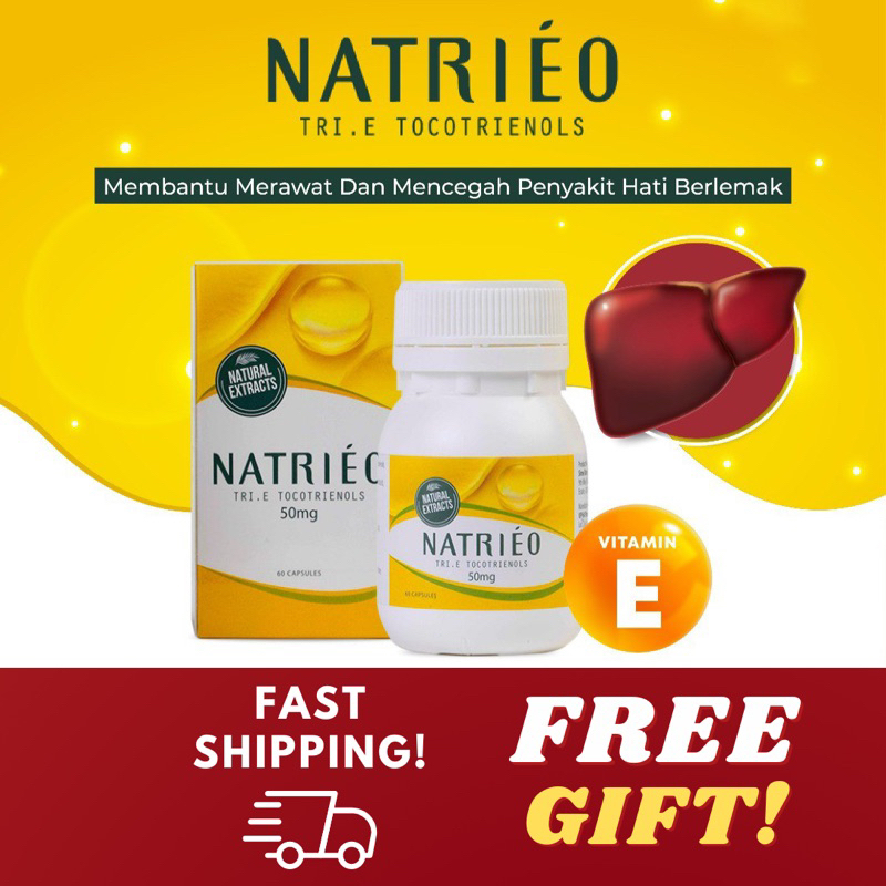 NATRIEO TRI.E TOCOTRIENOLS SIME DARBY (50mg) + Fast Shipping 🚛 | Shopee ...
