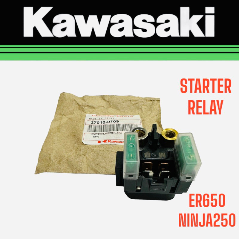 KAWASAKI STARTER RELAY ER6 ER650 VERSYS650 NINJA250 27010-0709 | Shopee ...