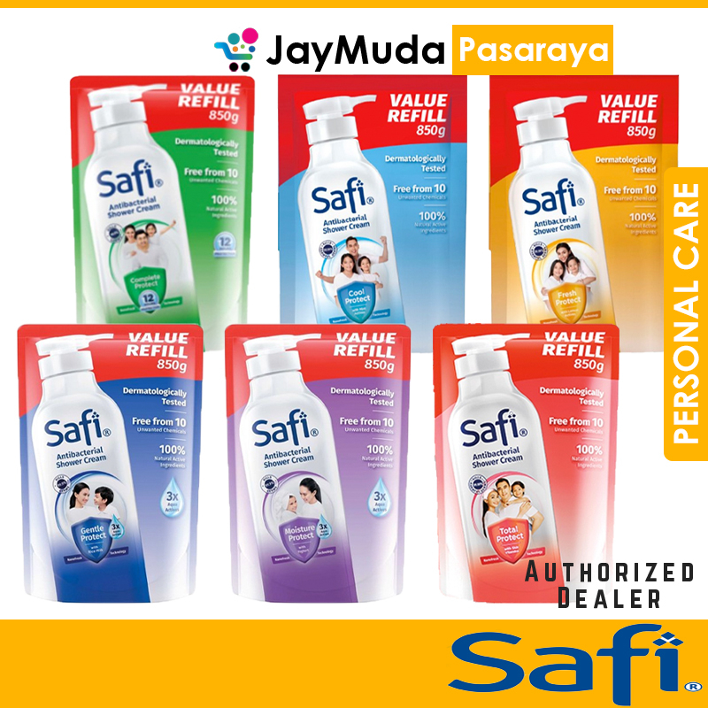 Safi Anti-Bacterial Shower Cream Refill 850g Complete Protect Fresh ...