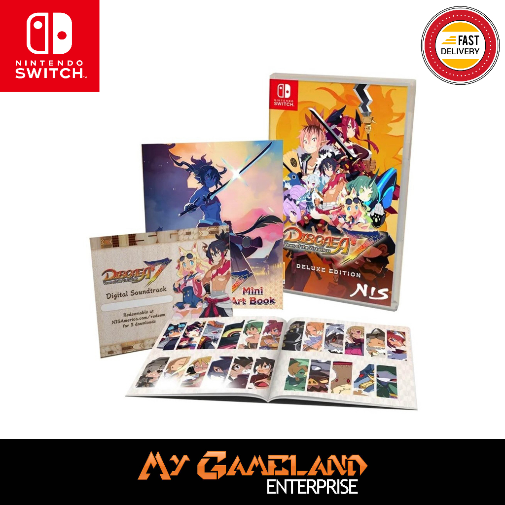 Nintendo Switch Disgaea 7 Vows Of The Virtueless Deluxe Edition ...