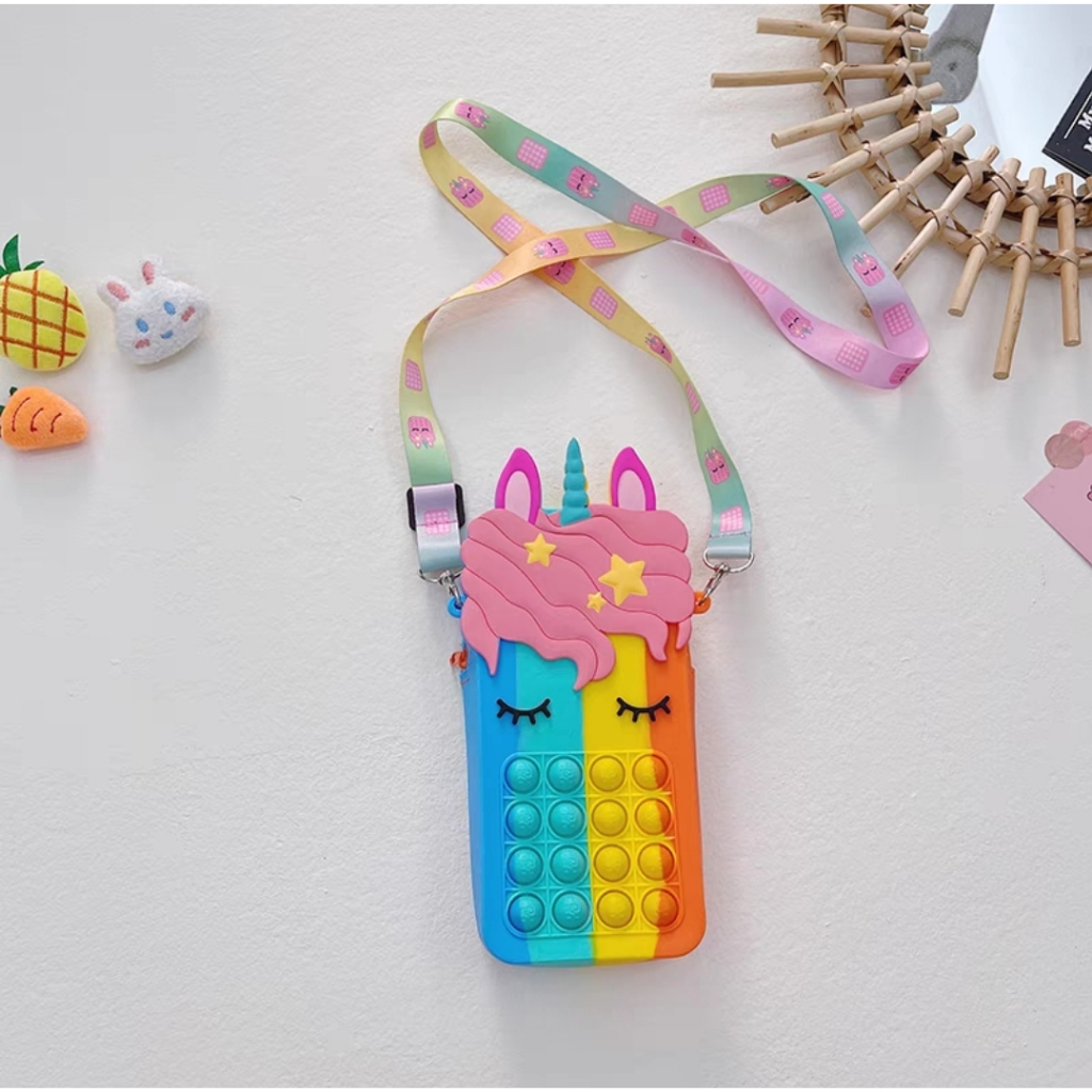UNICORN KAWAII POPIT BAG SMIGGLE PUSH BUBBLE KIDS BAGS ANTI STRESS ...
