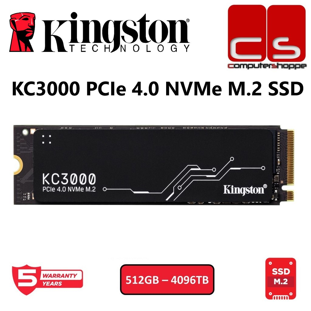 Kingston KC3000 PCIe 4.0 NVMe M.2 SSD | Shopee Malaysia