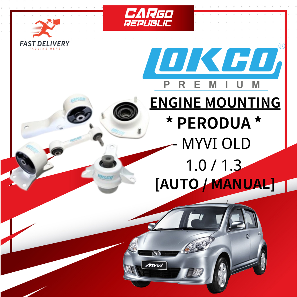 Lokco Perodua Myvi 1.0 / 1.3 [Auto / Manual] Engine Mounting Kit Set ...