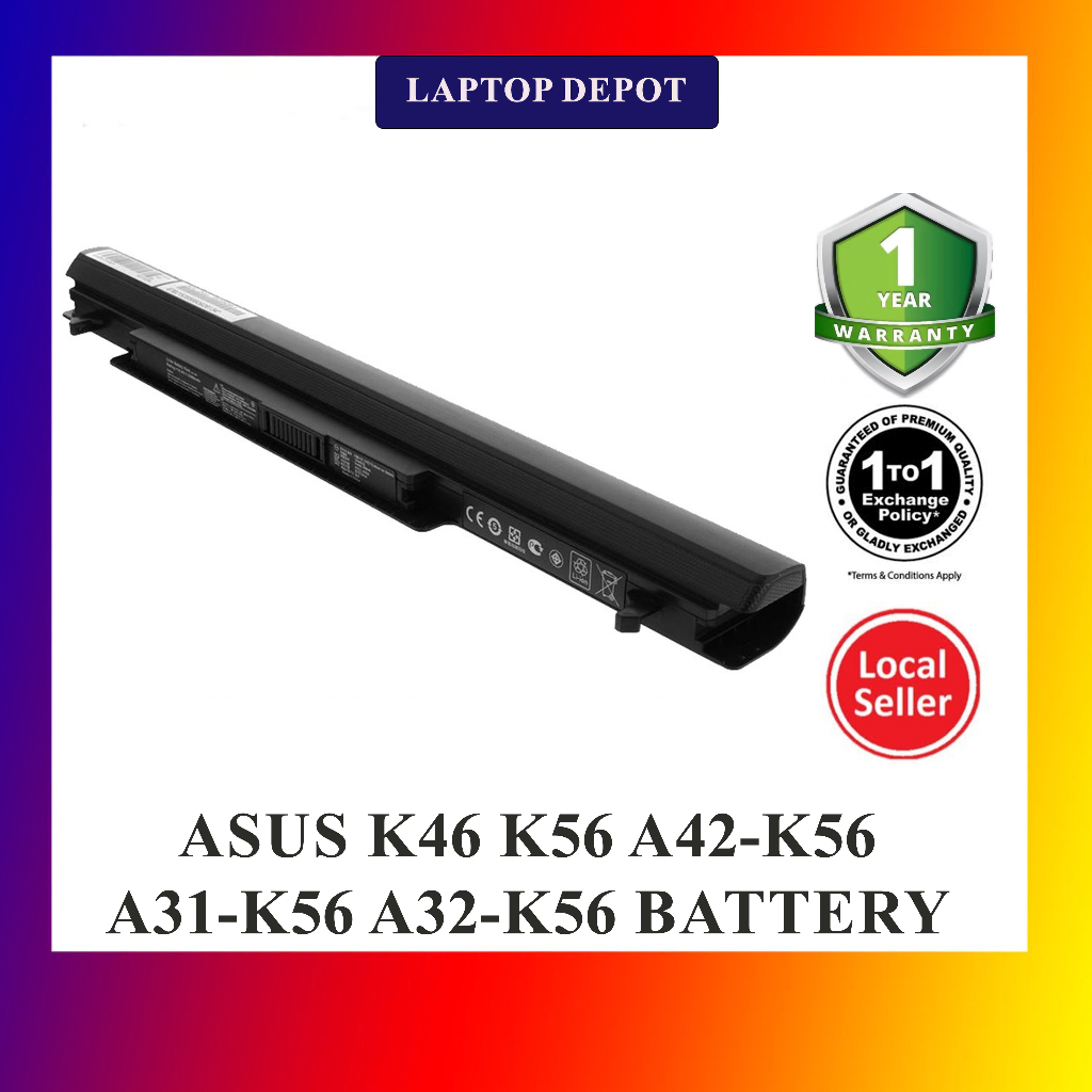 Asus A31-K56 A32-K56 A41-K56 A42-K56 S550C A46 A56 K46 K56 V550 U48 ...