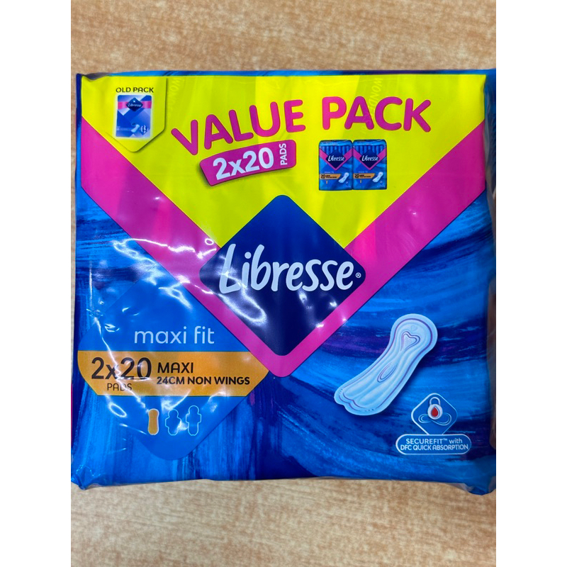 Libresse maxi non wing,40pad (24cm) | Shopee Malaysia
