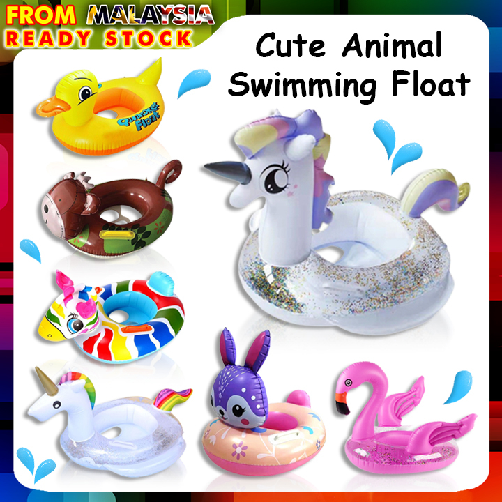 GOOGOO BIRD Cute Animal Design Inflatable Baby Cartoon Swimming Float ...
