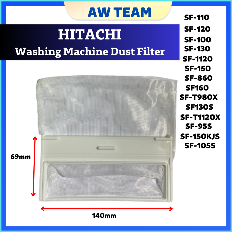 HITACHI Washing Machine Dust Filter SF-T980X / SF130S / SF-T1120X / SF ...