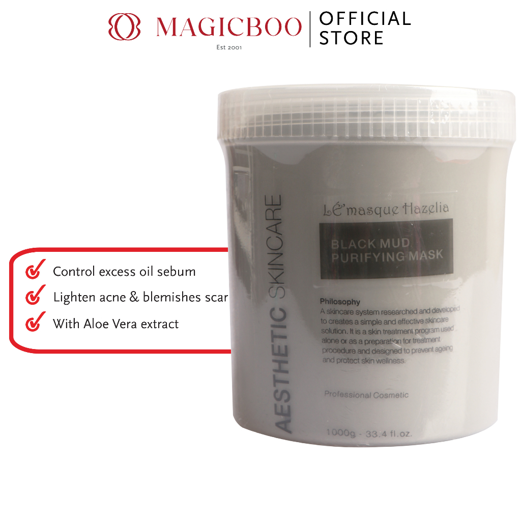 Magicboo Lemasque Black Mud Purifying Mask 1000ml | Shopee Malaysia