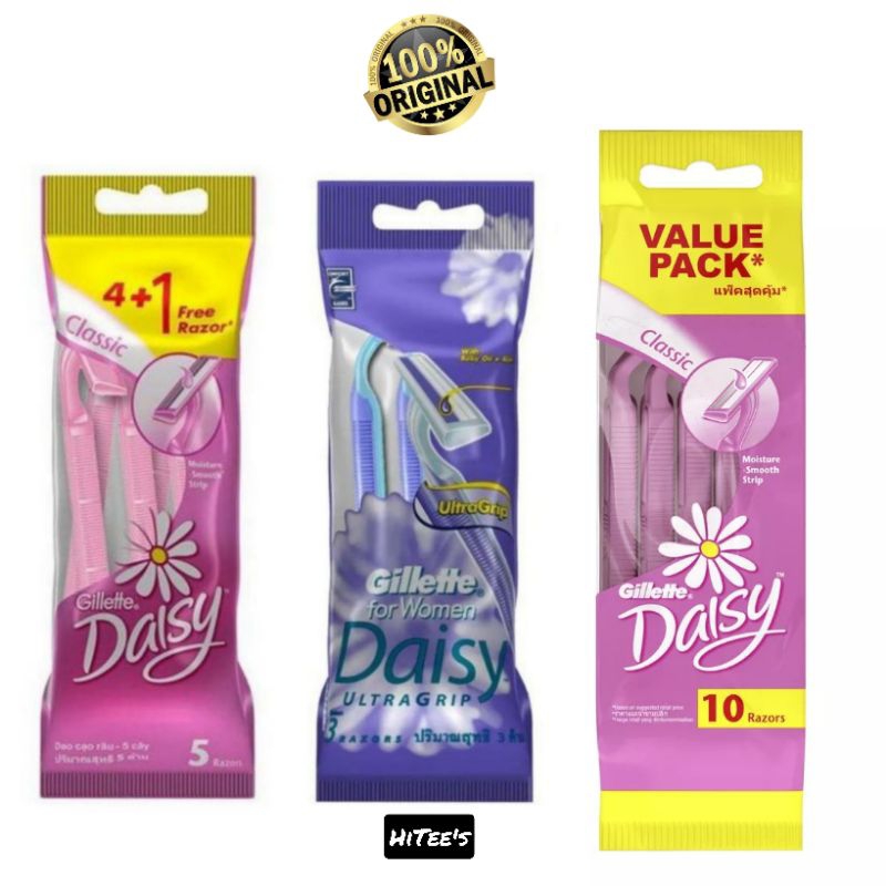 Gillette for Women Daisy UltraGrip (3 Pcs) | Daisy Classic (5pcs ...