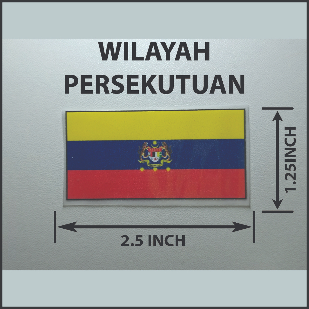 [DTF PRINT] BENDERA NEGERI MALAYSIA | Shopee Malaysia