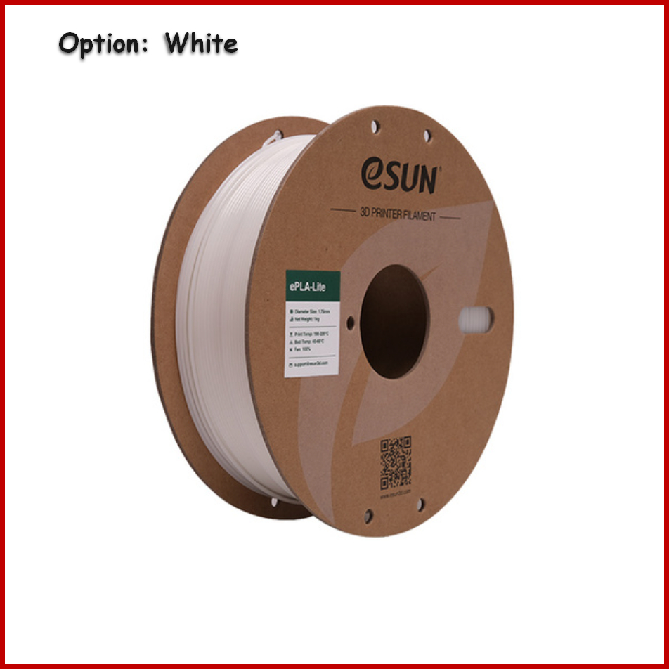 Genuine eSUN PLA ePLA-Lite 1.75mm 1KG with Spool 3D printing for FDM printer | Shopee Malaysia