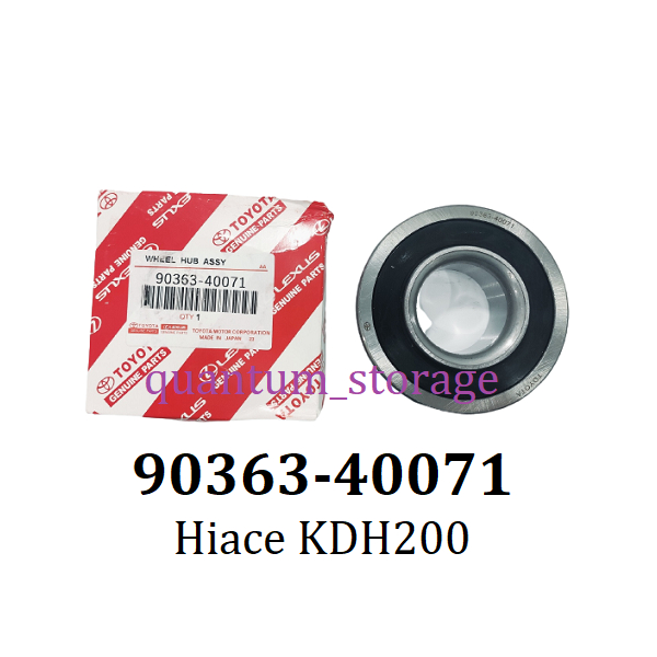 Toyota Wheel Bearing Rear 90363-40071 Hiace KDH200 | Shopee Malaysia