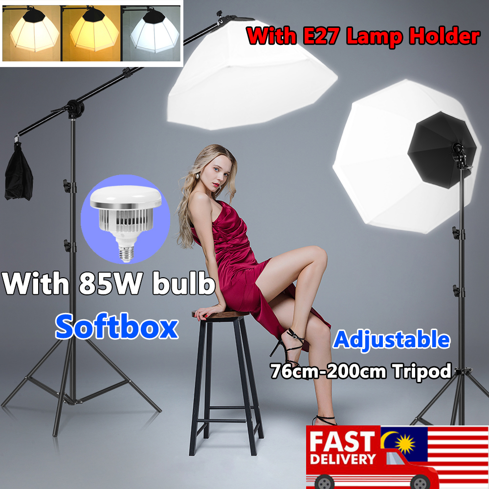 Softbox Lighting Kits Octagon Umbrella Photography Light Kit Continuous ...