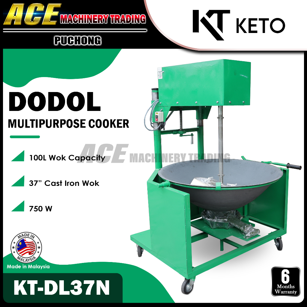 [KETO] COMMERCIAL Multipurpose Cooker/Mixer/Dodol Machine - KT-DL37N ...